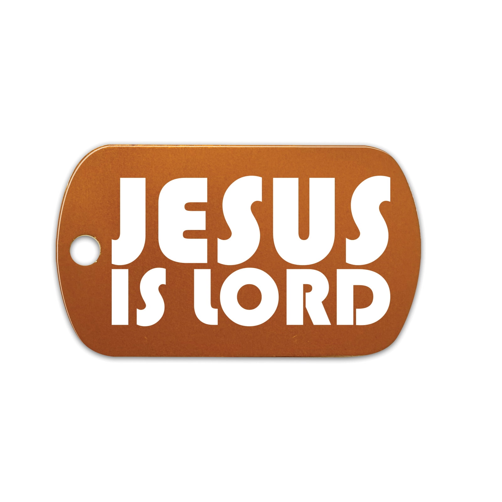 Jesus Is Lord GI Dog Tag Aluminum Keychain christian christ religious ...
