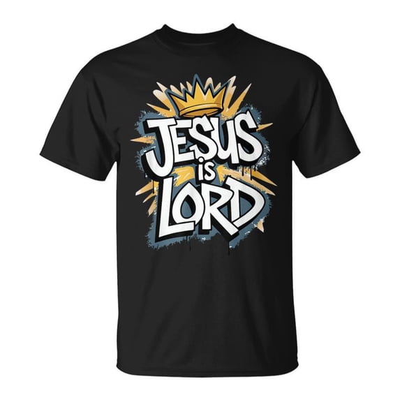 Jesus Is Lord Graffiti Graphic TShirt - Walmart.com