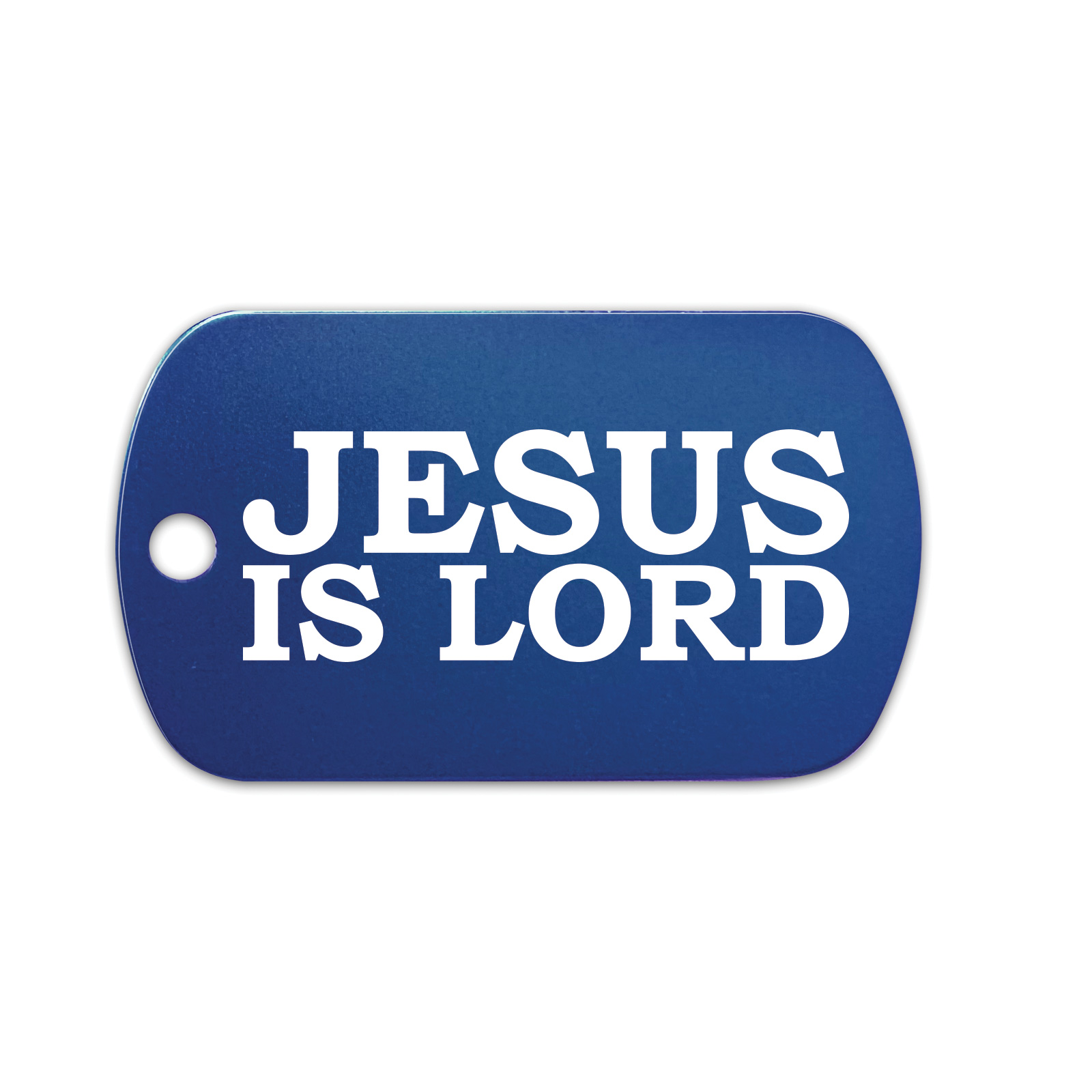 Jesus Is Lord V2 GI Dog Tag Aluminum Keychain christian christ ...