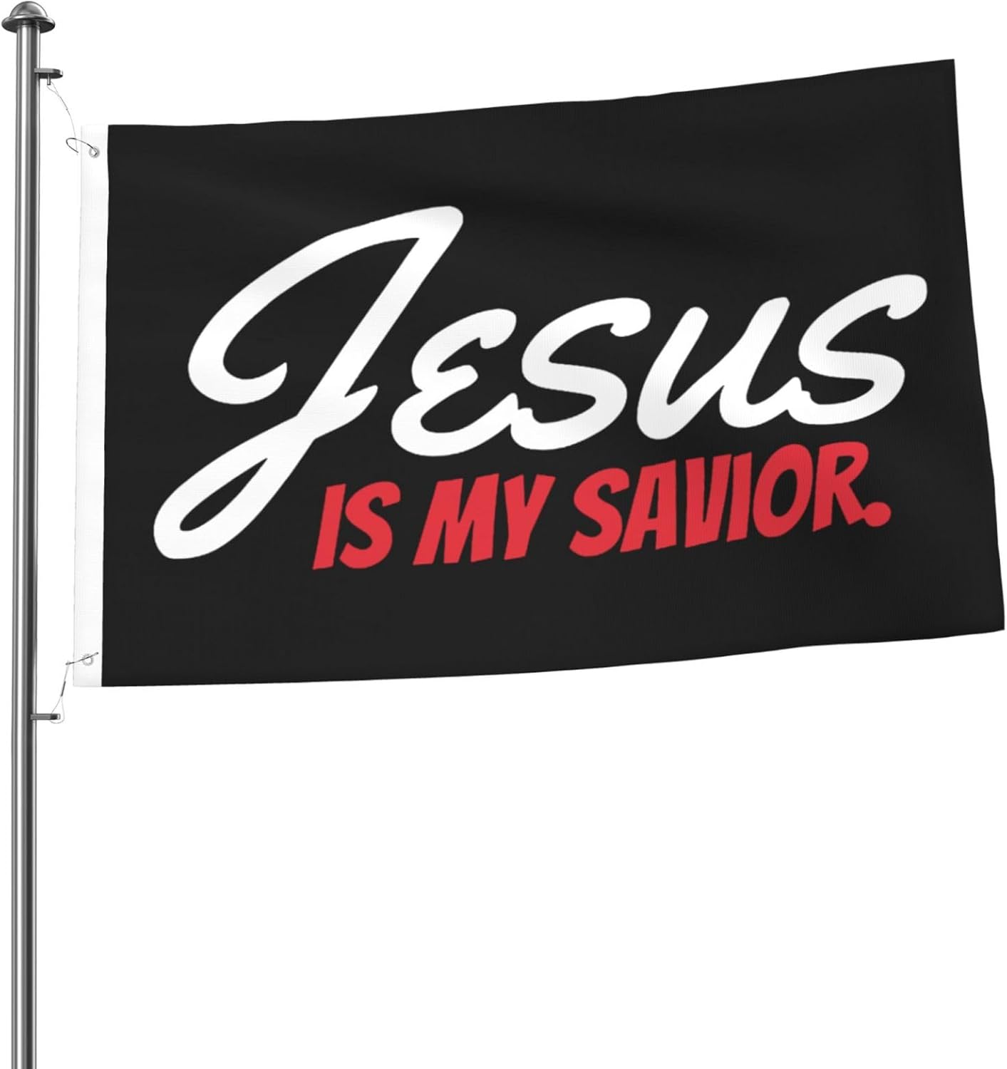 Jesus Is My Savior Flag 2x3 Ft Outdoor Decoration Banner Yard Flag With ...