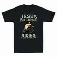 Jesus Is My Savior Riding Is My Therapy Funny Motorcycle H17600 Unisex ...