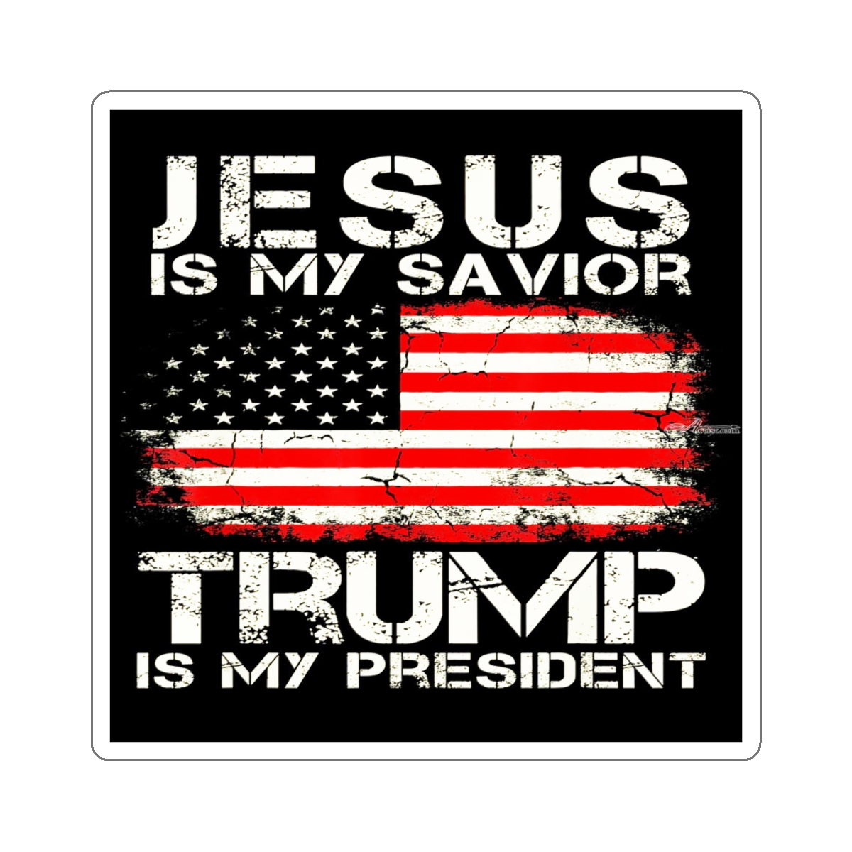 Jesus Is My Savior Trump Is My President Kiss-Cut Stickers - Walmart.com