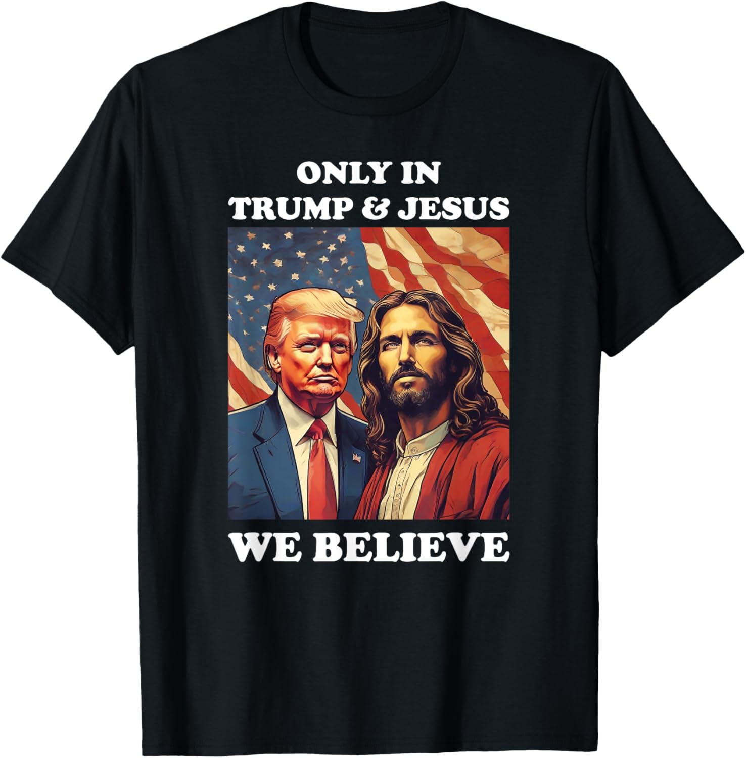 Jesus Is My Savior Trump Is My President Pro Republican 2024 T-Shirt ...