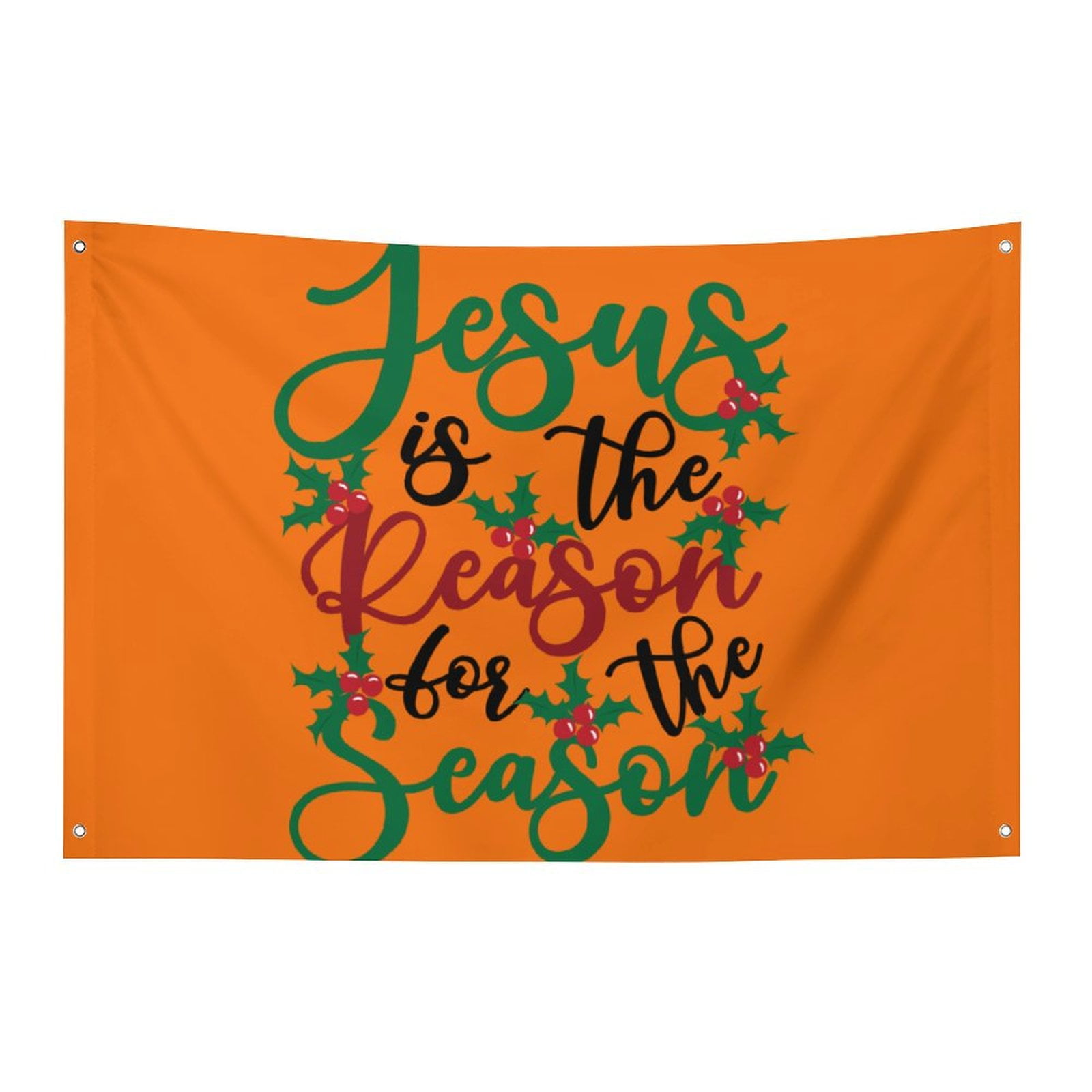 Jesus Is The Reason For The Christmas Season Banner Backdrop Large ...