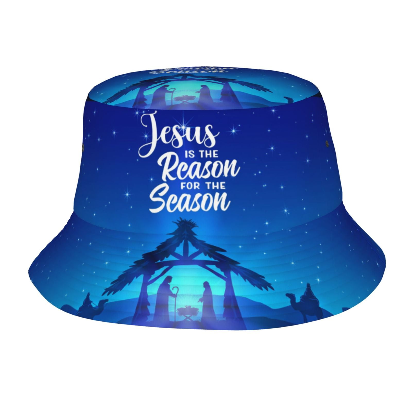 Jesus Is The Reason For The Christmas Season Bucket Hat Fisherman Hats ...