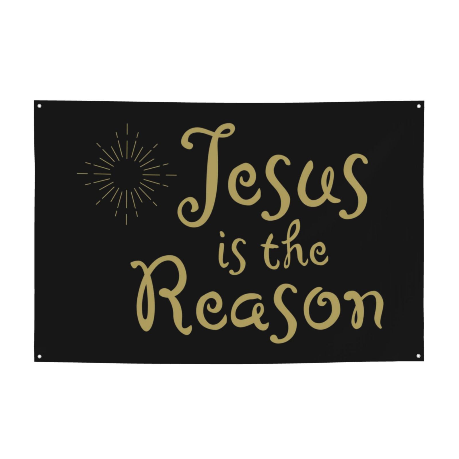 Jesus Is The Reason For The Chritimas Season Large Banner Party ...