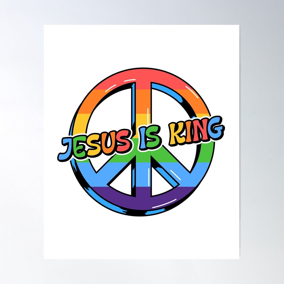 Jesus Is King, Jesus Freak Retro Groovy Jesus Movement, Jesus ...