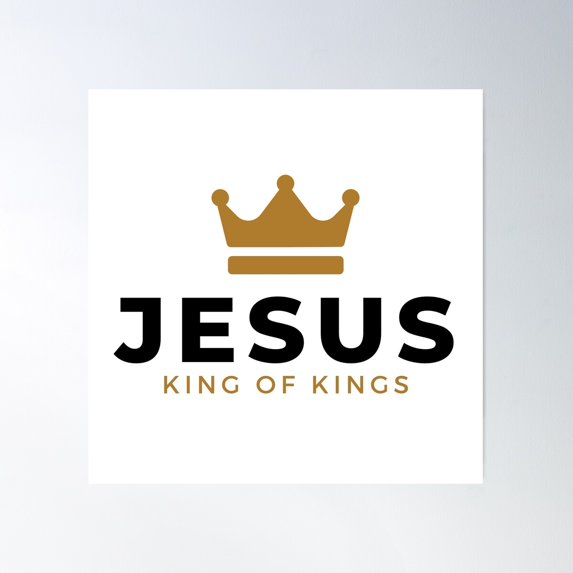 |Jesus:King Of Kings| Poster Wall Art, Modern Wall Decor For Living ...
