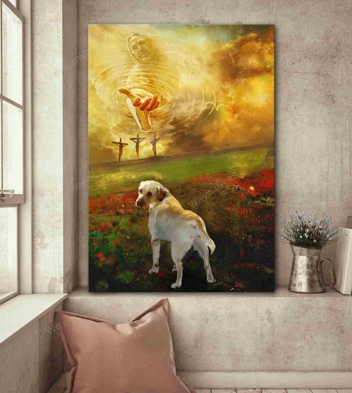 Jesus, Labrador, Heaven - To The Beautiful World Dog Portrait Poster ...