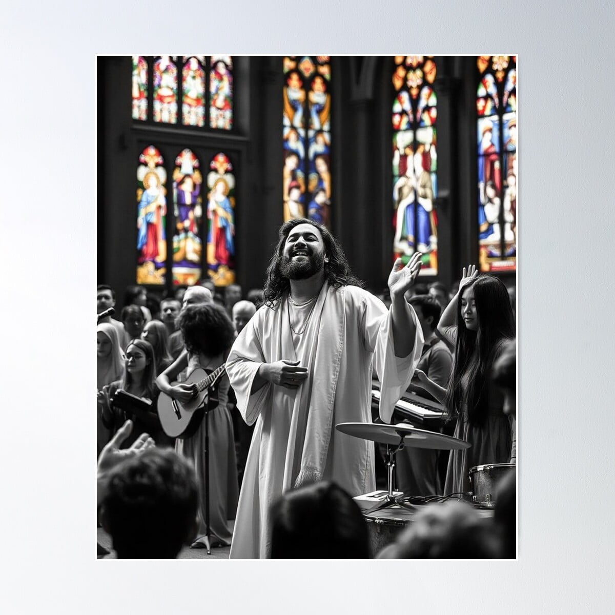 Jesus, Leading, Church, Worship Team, Worship, Praise, Jesus Guitar ...