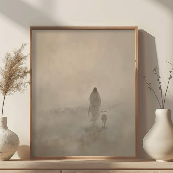 Jesus Leaves The 99 Minimalist Christian Wall Art, Bible Verse, Jesus ...