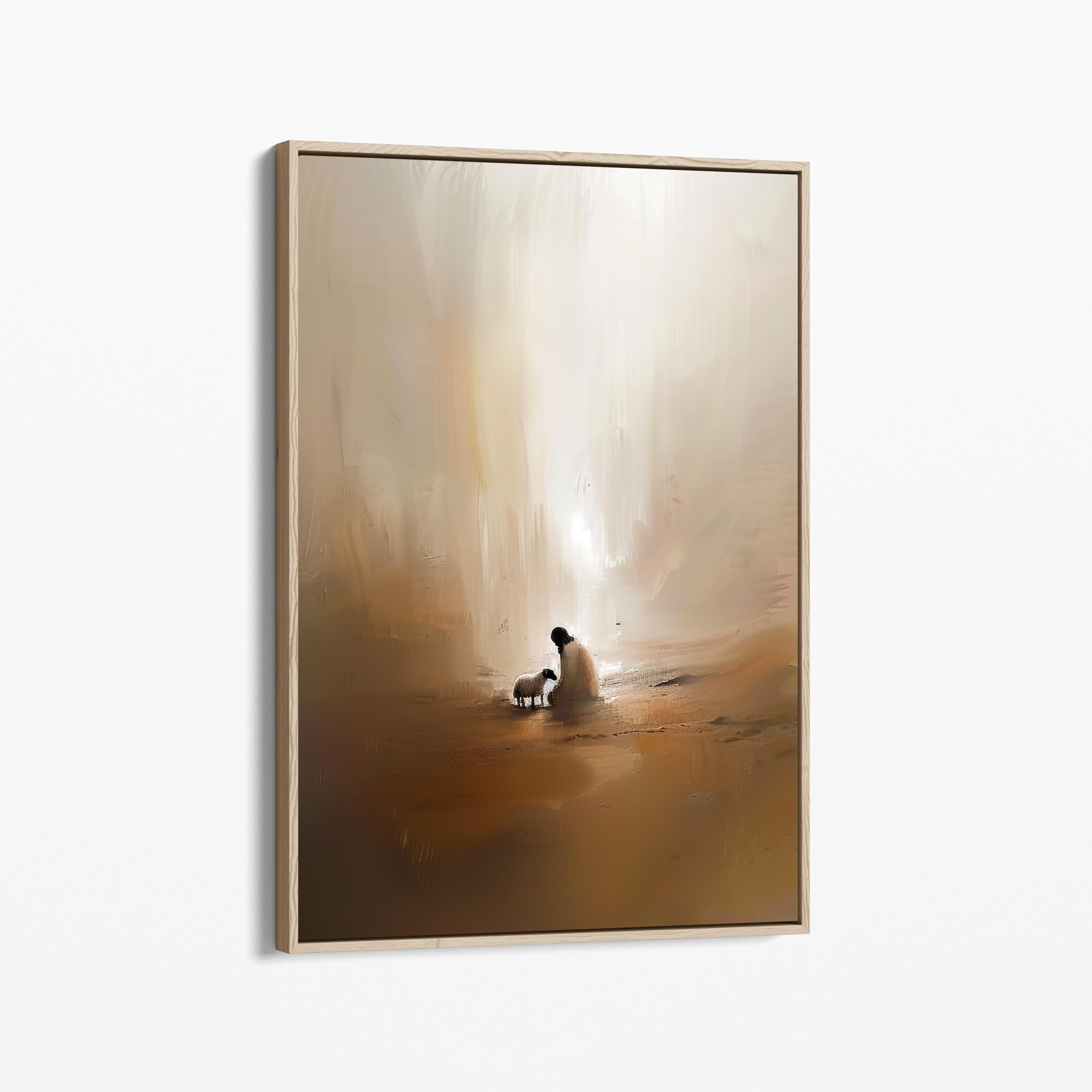 Jesus Leaves The Print | Parable Of The Lost Sheep Print | Good ...