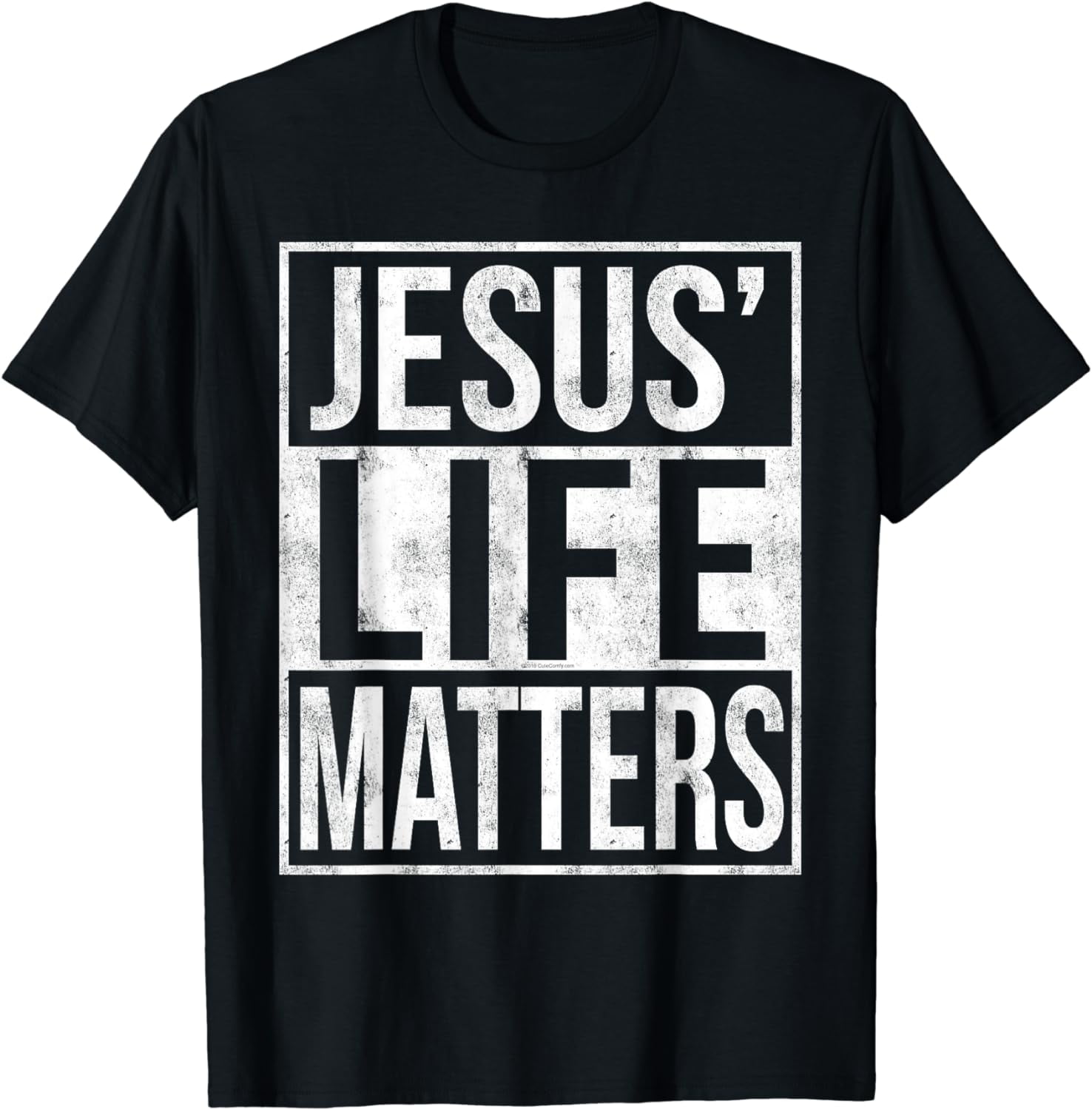 Jesus Life Matters Vintage Urban Christian T-Shirt - Walmart.com
