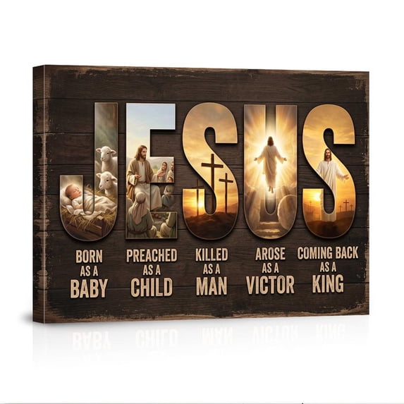 Jesus Life Story Born Preached Killed Arose Coming Back Christian ...