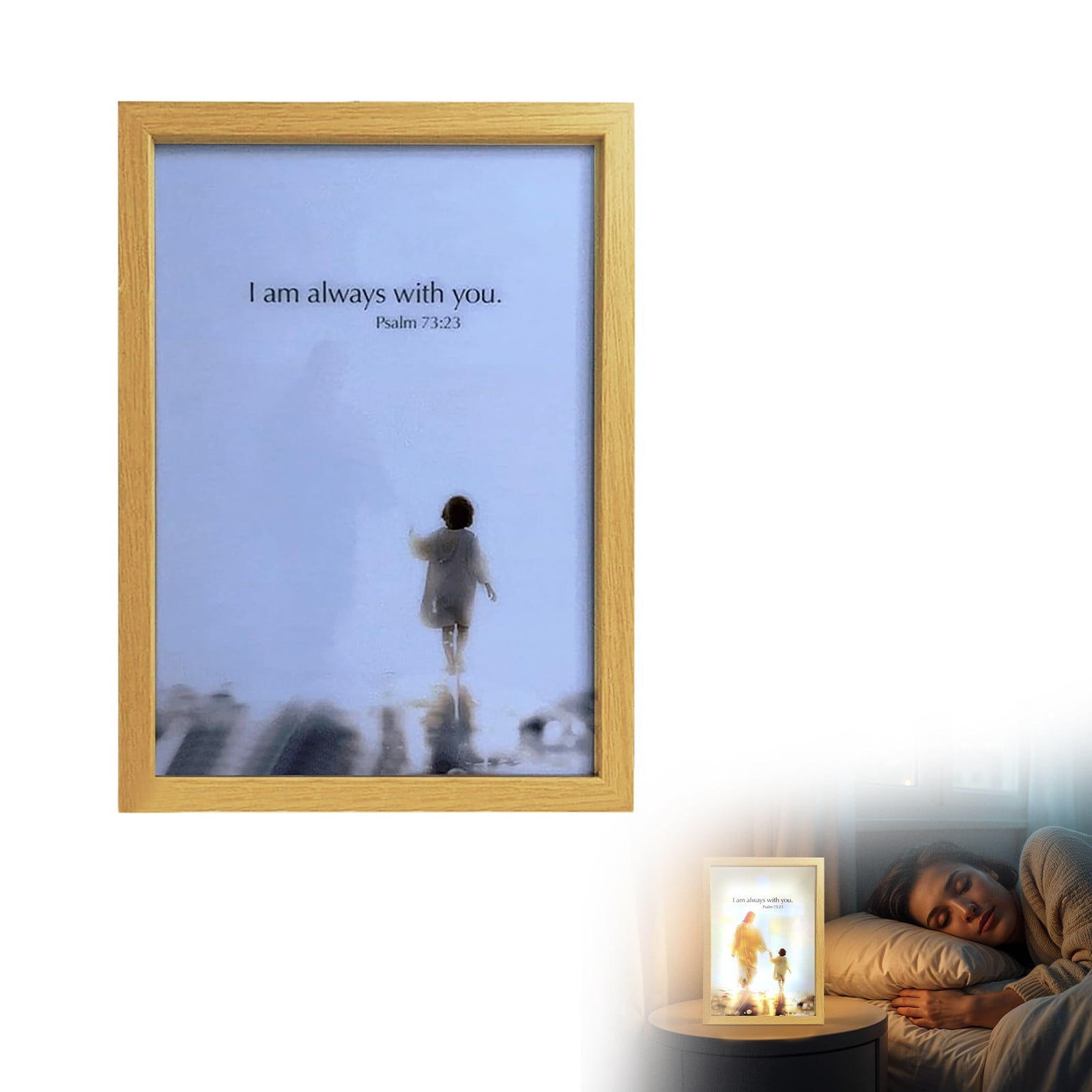 Jesus Light Up Picture, Light Up Painting, Jesus Lamp Light, 4D LED ...