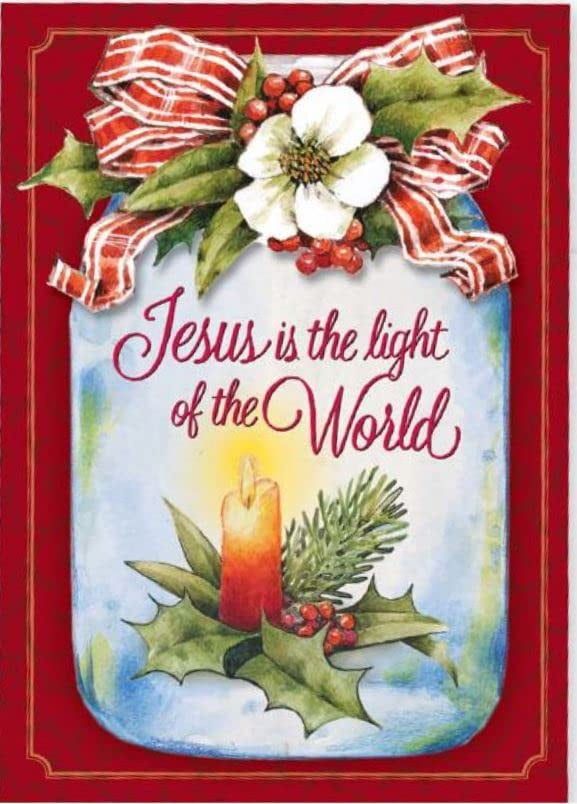 Jesus Light of the World- Christmas Cards with Bonus Magnets - Set of ...
