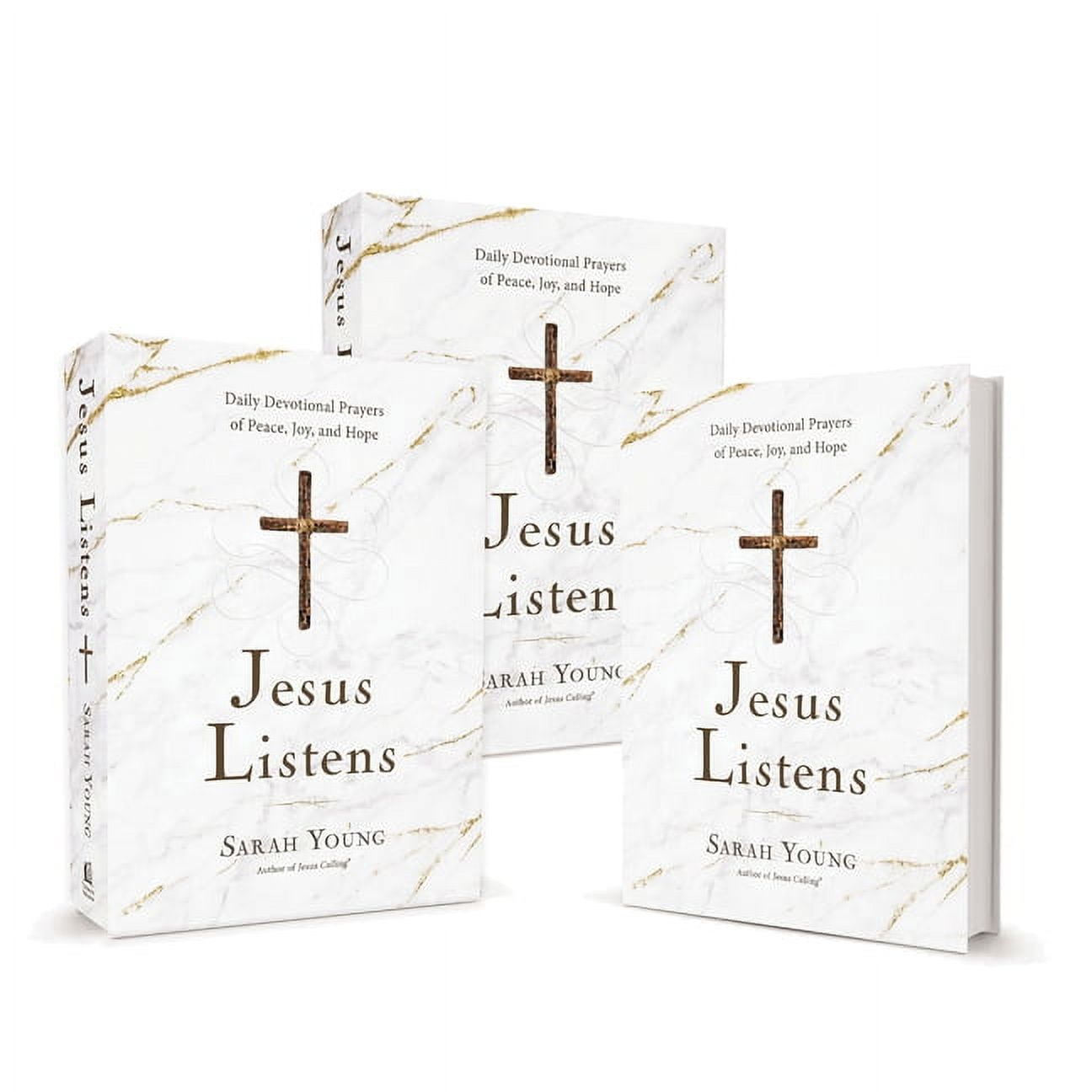 Sarah Young's Jesus Listens, 3-Pack: Devotional Prayers of Peace, Joy ...