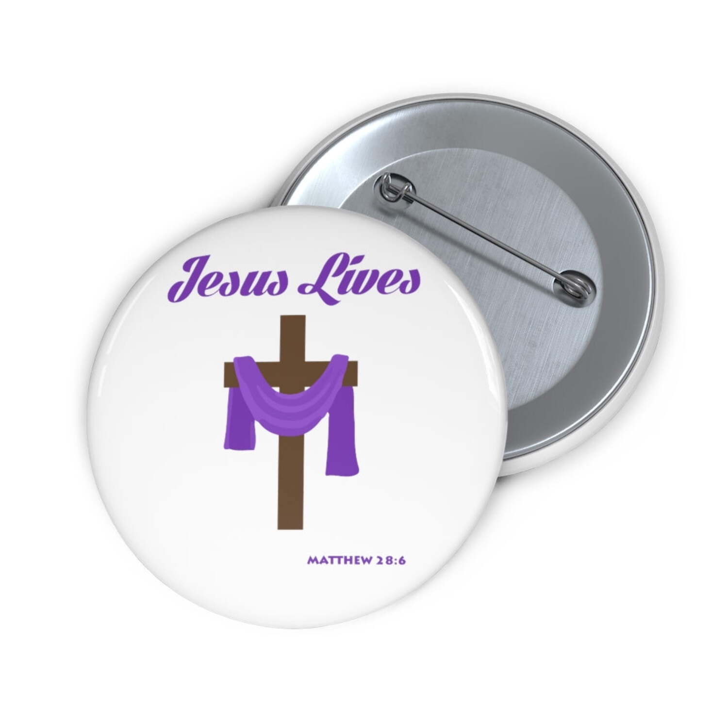 Jesus Lives Custom Pin Buttons - Walmart.com