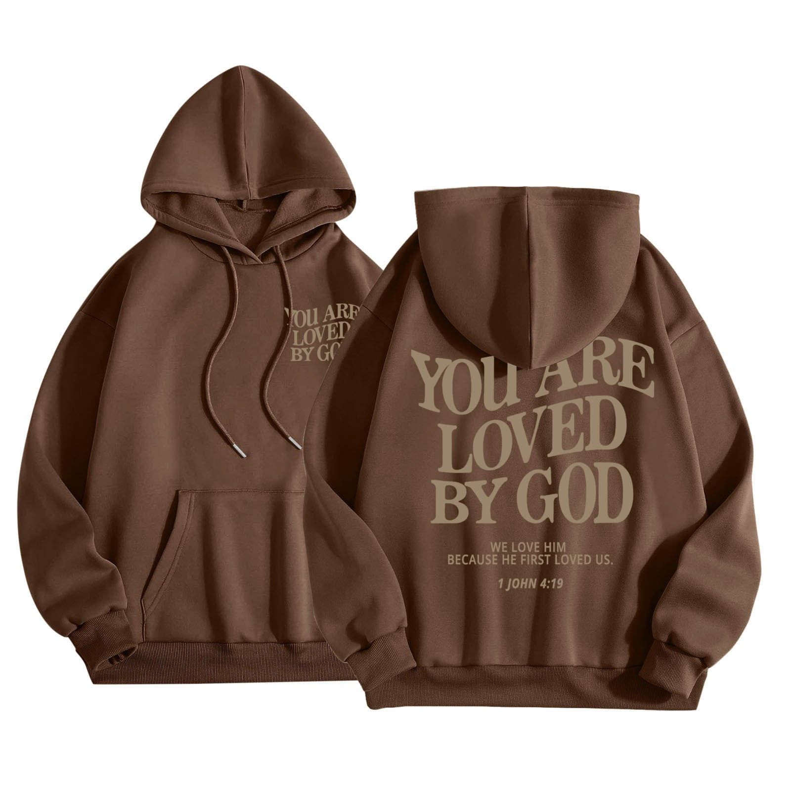 Jesus Loves You Hoodie Christian Faith Sweatshirts Gift for Women Men ...