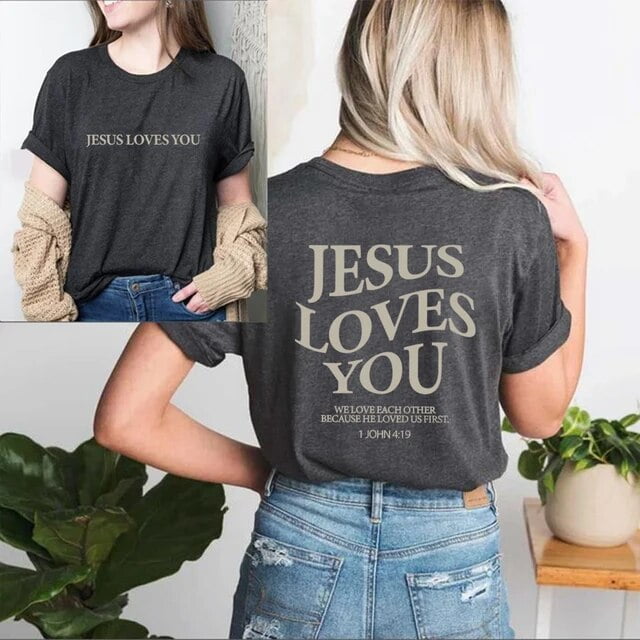 Jesus Loves You Shirt Love Like Jesus Shirt Christian Merch Christian ...