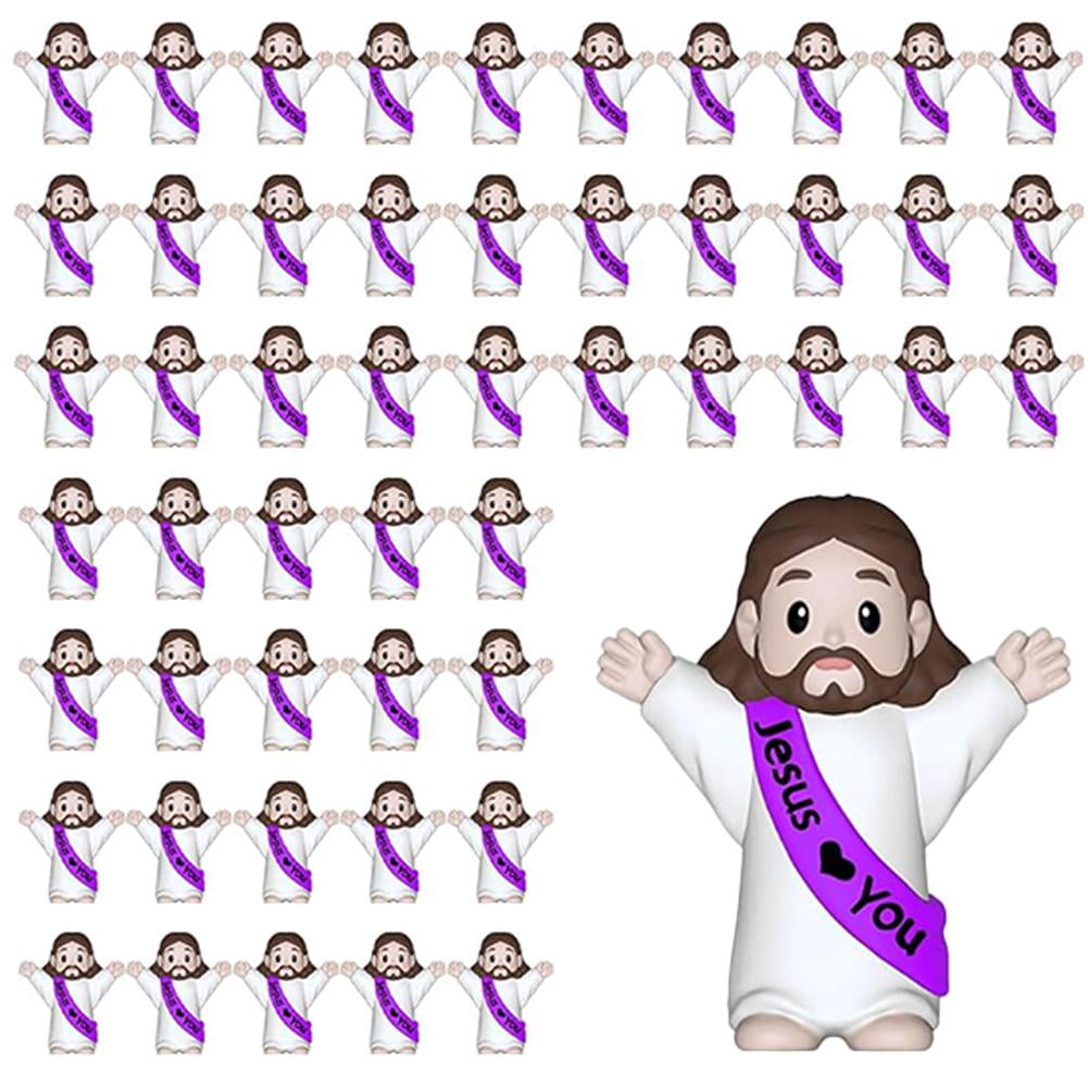 Jesus Miniature Figurines – "Jesus love You" Inspirational Figures, 50 ...