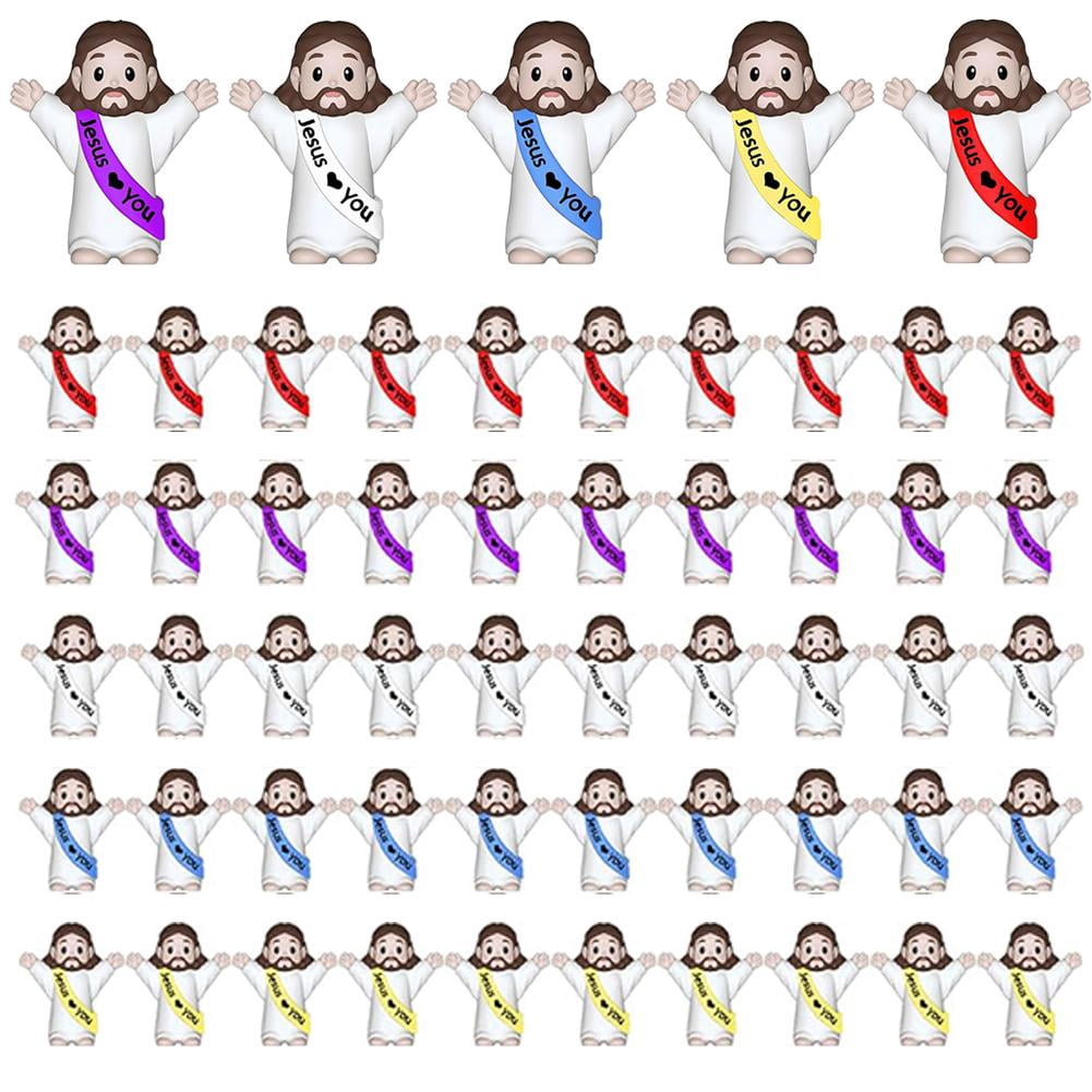Jesus Miniature Figurines – "Jesus love You" Inspirational Figures, 50 ...