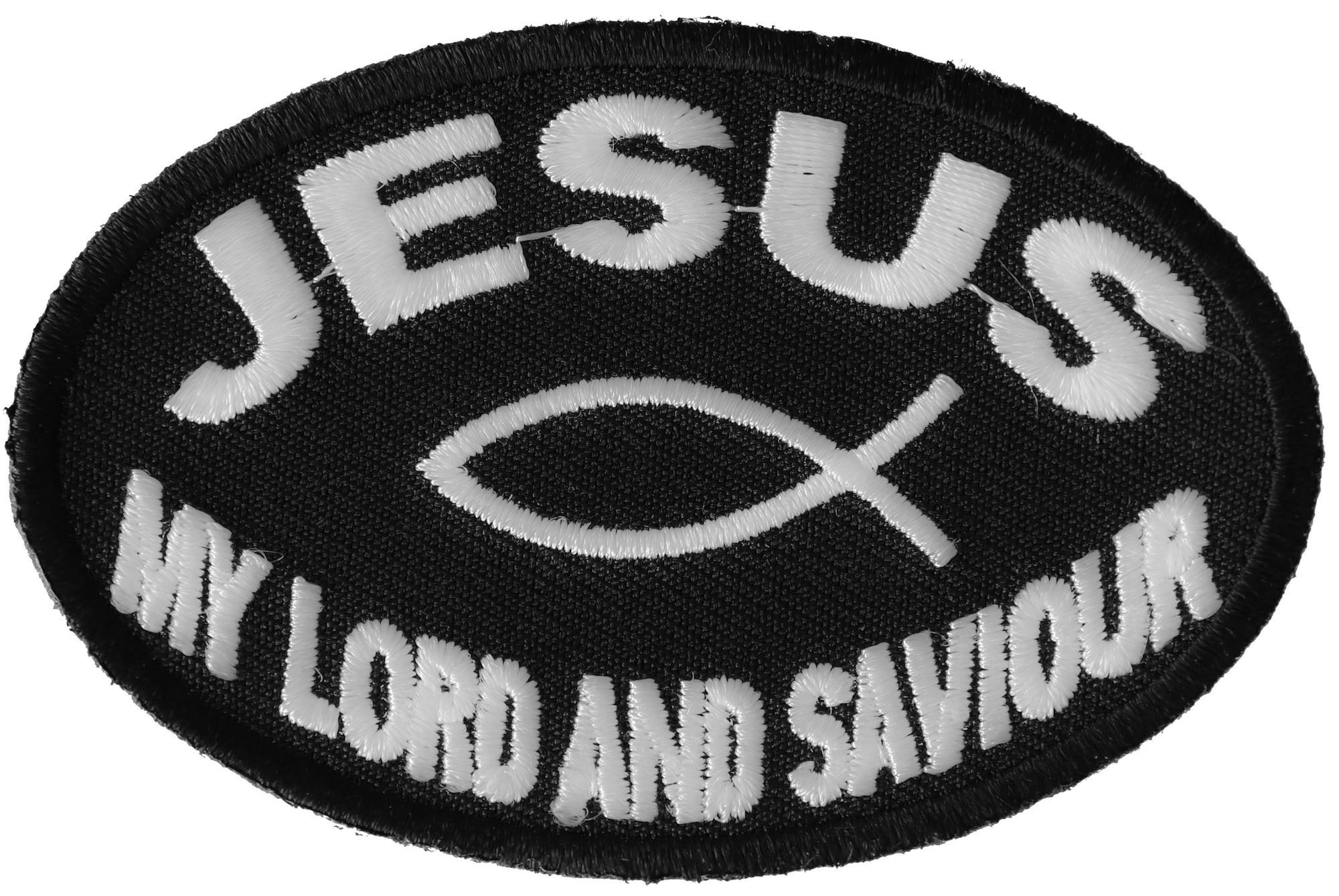 Jesus My Lord and Saviour Patch - Walmart.com