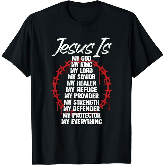 Jesus My Savior Lord Christian God Cross Christian T Shirt