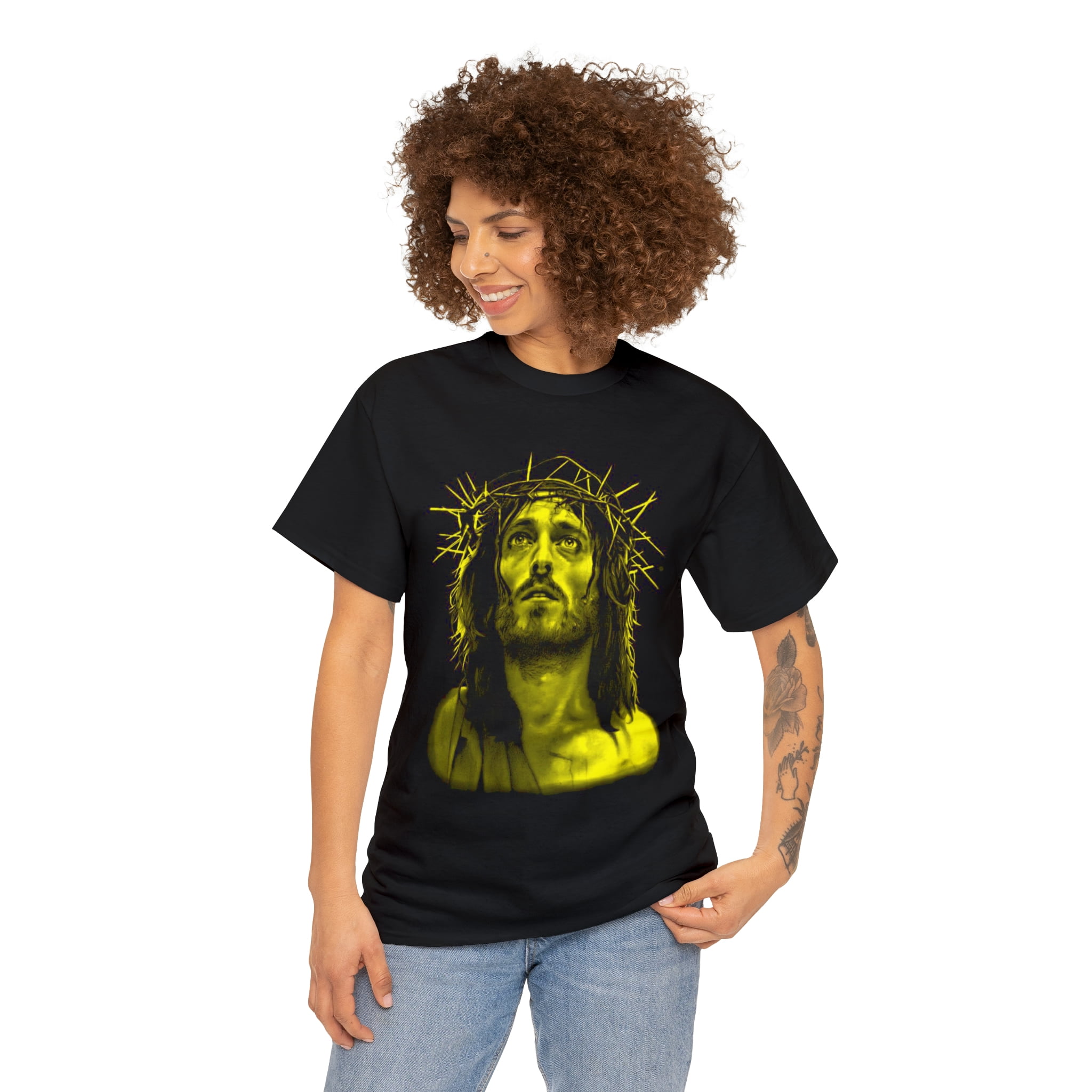 Jesus Of Nazareth Yellow Unisex Short Sleeve Tee - Walmart.com