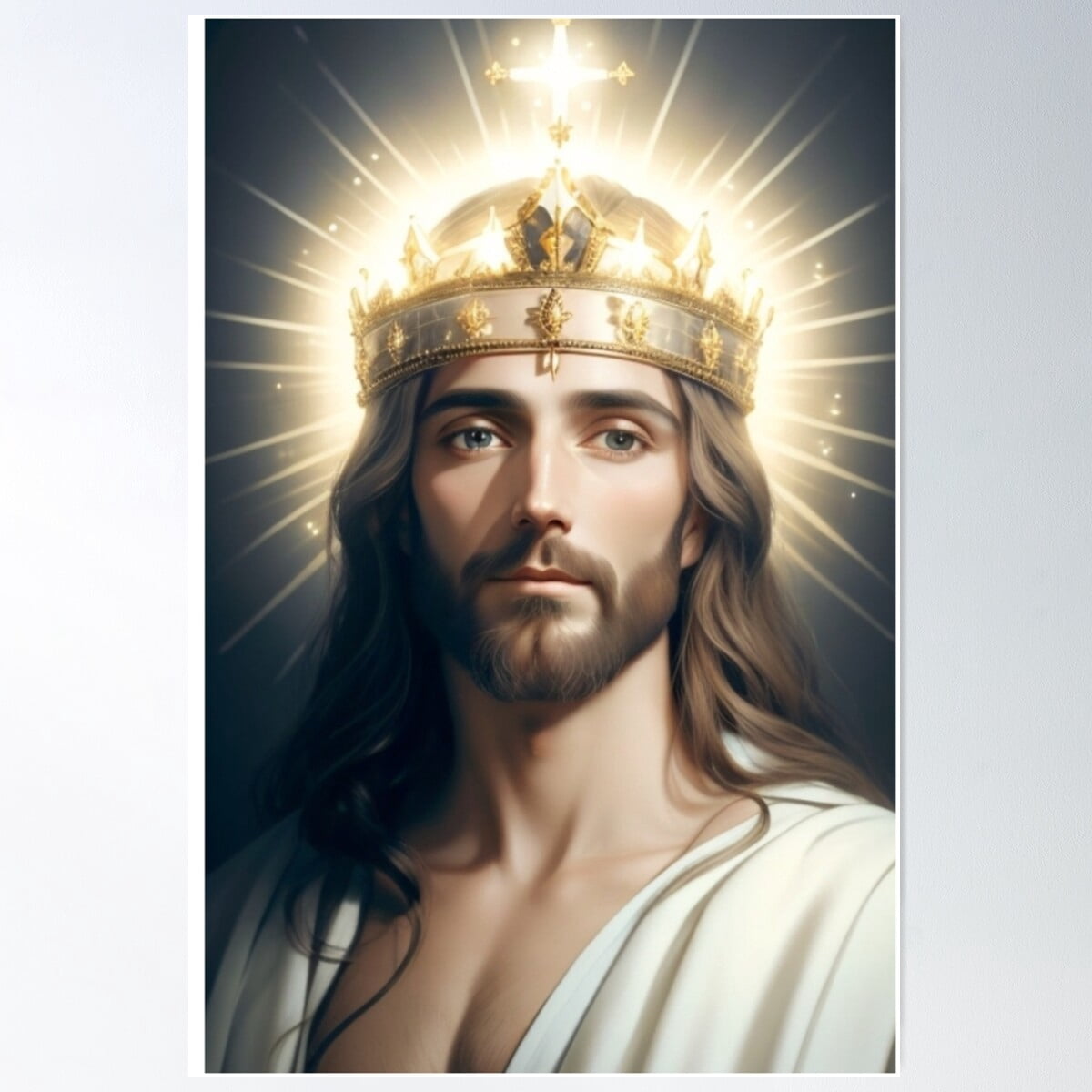 Jesus Our King Poster Wall Art, Modern Wall Decor For Living Room ...