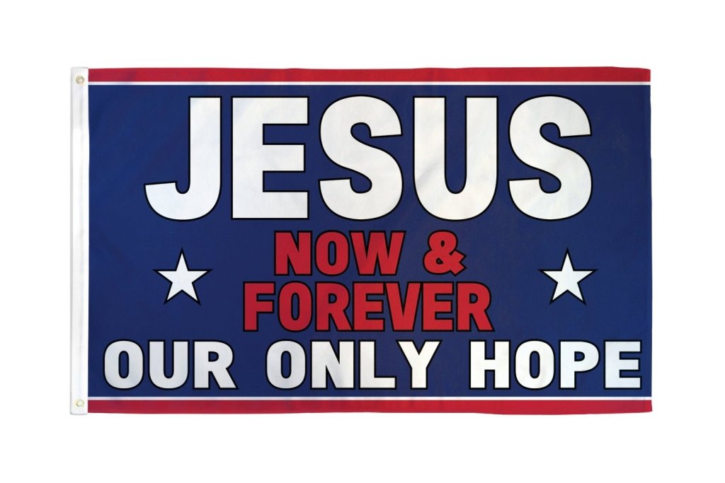 Jesus (Our Only Hope) Flag 3x5ft Poly - Walmart.com