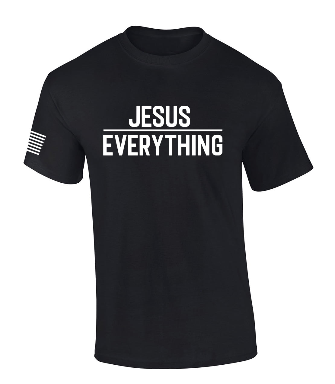 Jesus Over Everything Bible Scripture Mens Christian Tshirt Jesus Cross ...