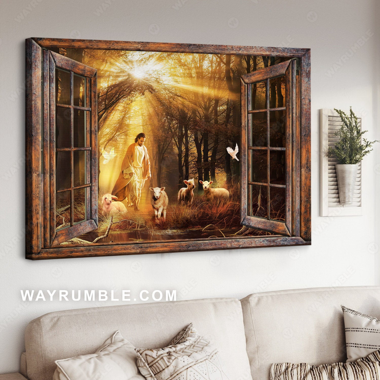 Jesus Painting, Lambs Painting, Walking With Jesus, Into The Beautiful ...