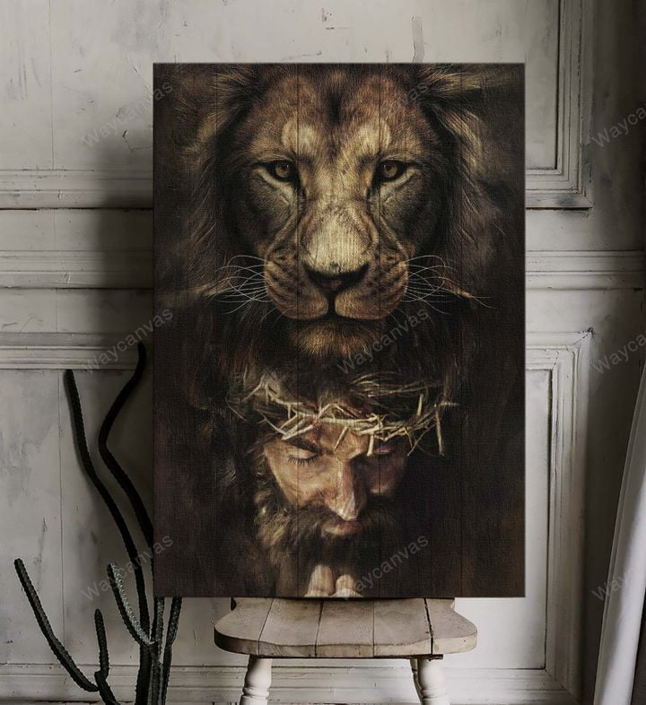Jesus Painting, Lion of Judah - Jesus Portrait poster Prints, Wall Art ...