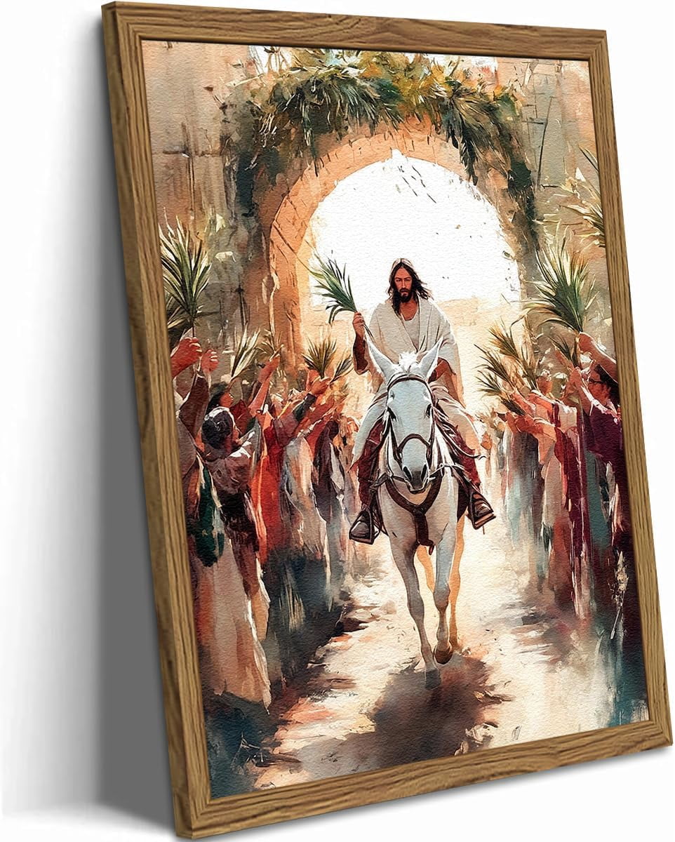 Jesus Painting Wall Art, 3D Textured Hand Drawn Sandstone Christian ...