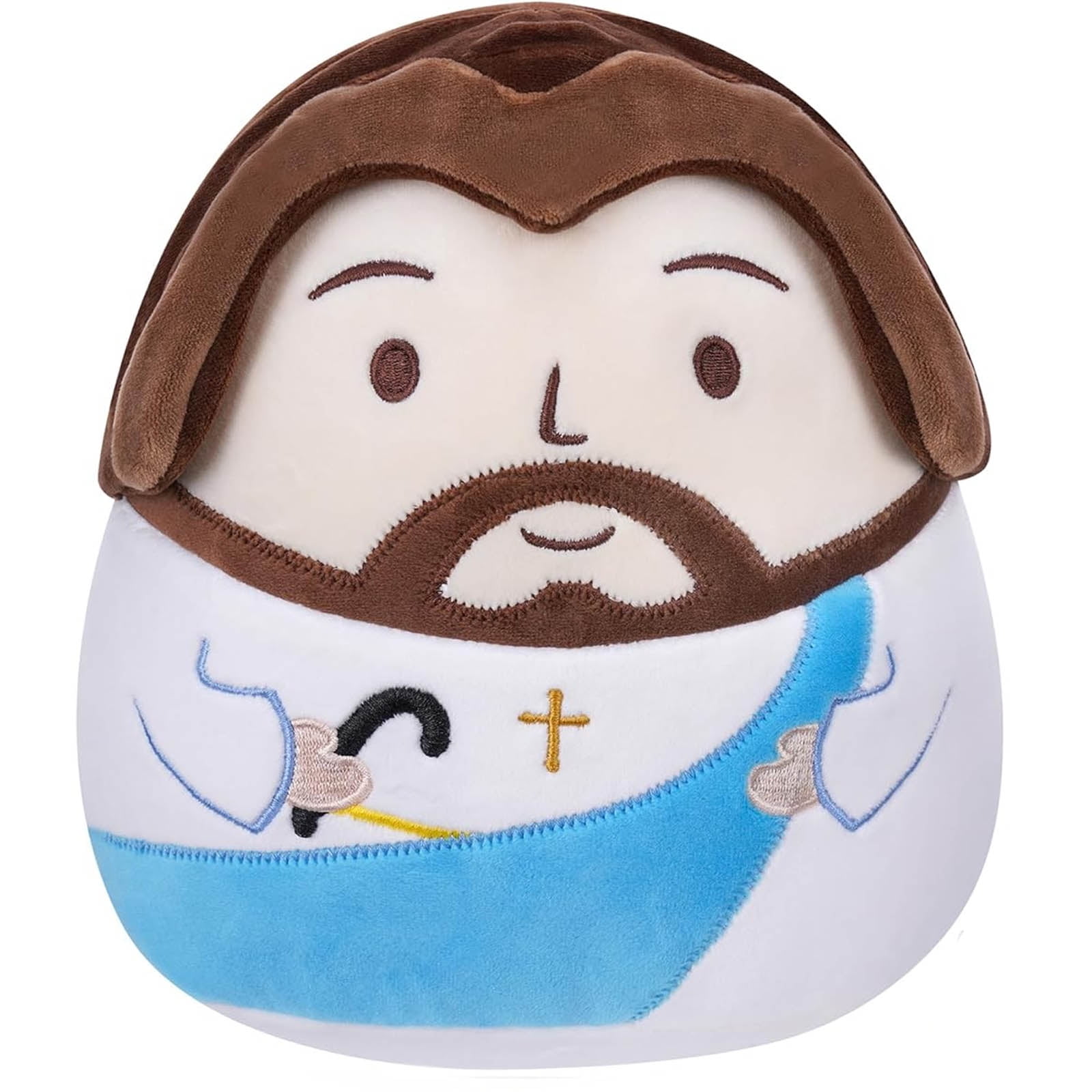 Jesus Plush Pillow, 9"*7.8" Christian Plush Toy with Beautiful Cross ...