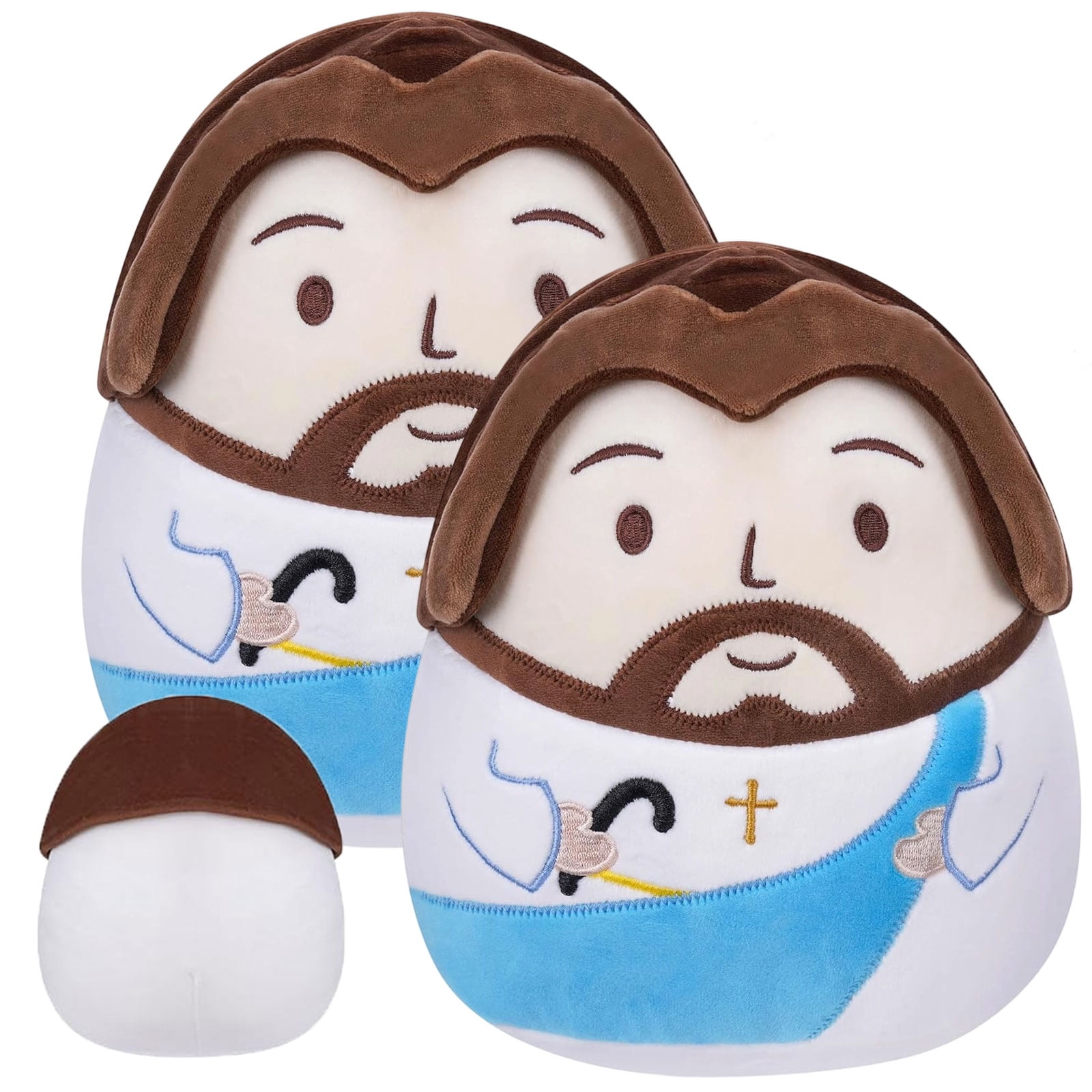 Jesus Plush Pillow, Divine Christian Plush Toy with Beautiful ...