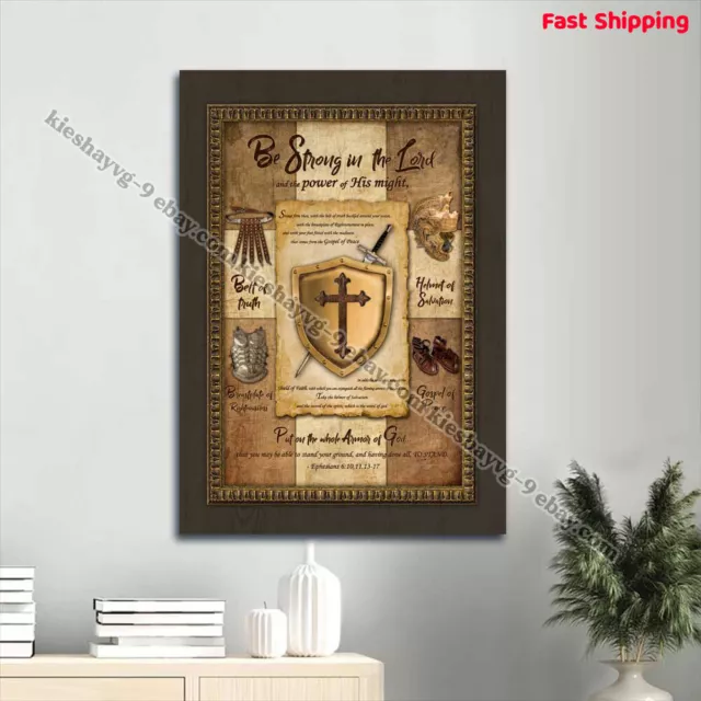 Jesus Poster - Armor Of God, Shield Of Faith Poster - Gift For ...