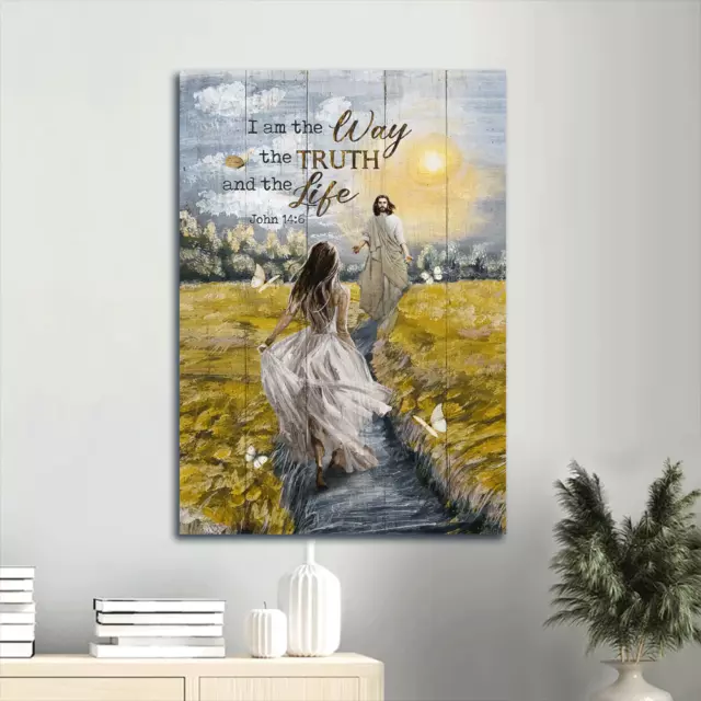 Jesus Poster Beautiful Girl, Jesus Calls, Sun Sky, White Butterfly ...