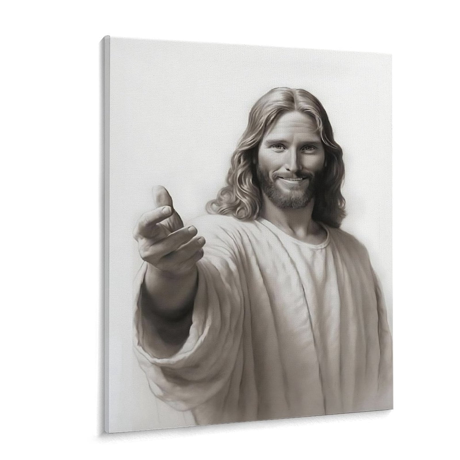 Jesus Poster Persecution Crown of Thorns Canvas Wall Art Christ God ...