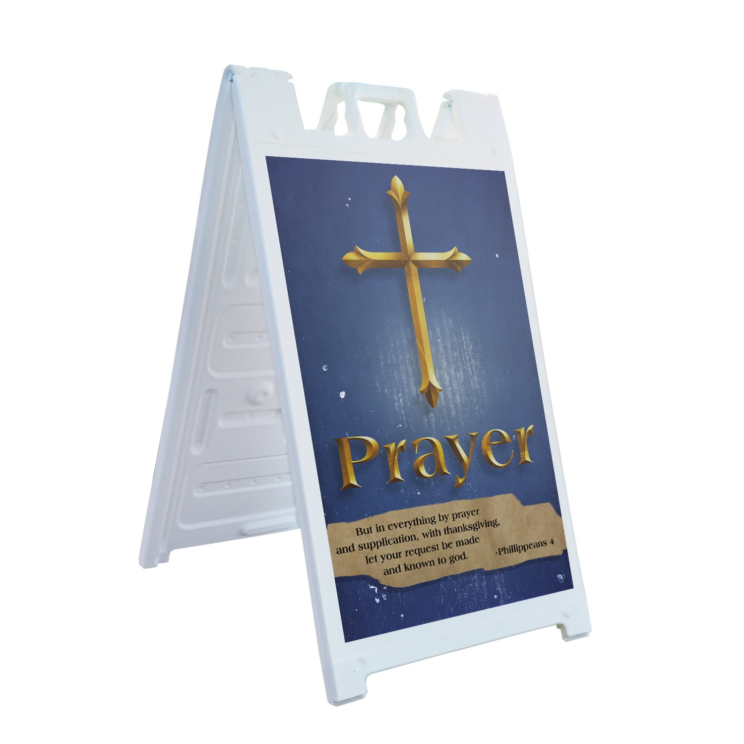 Jesus Prayer 24" x 36" Double Sided A-Frame Sidewalk Sign Includes 2 ...