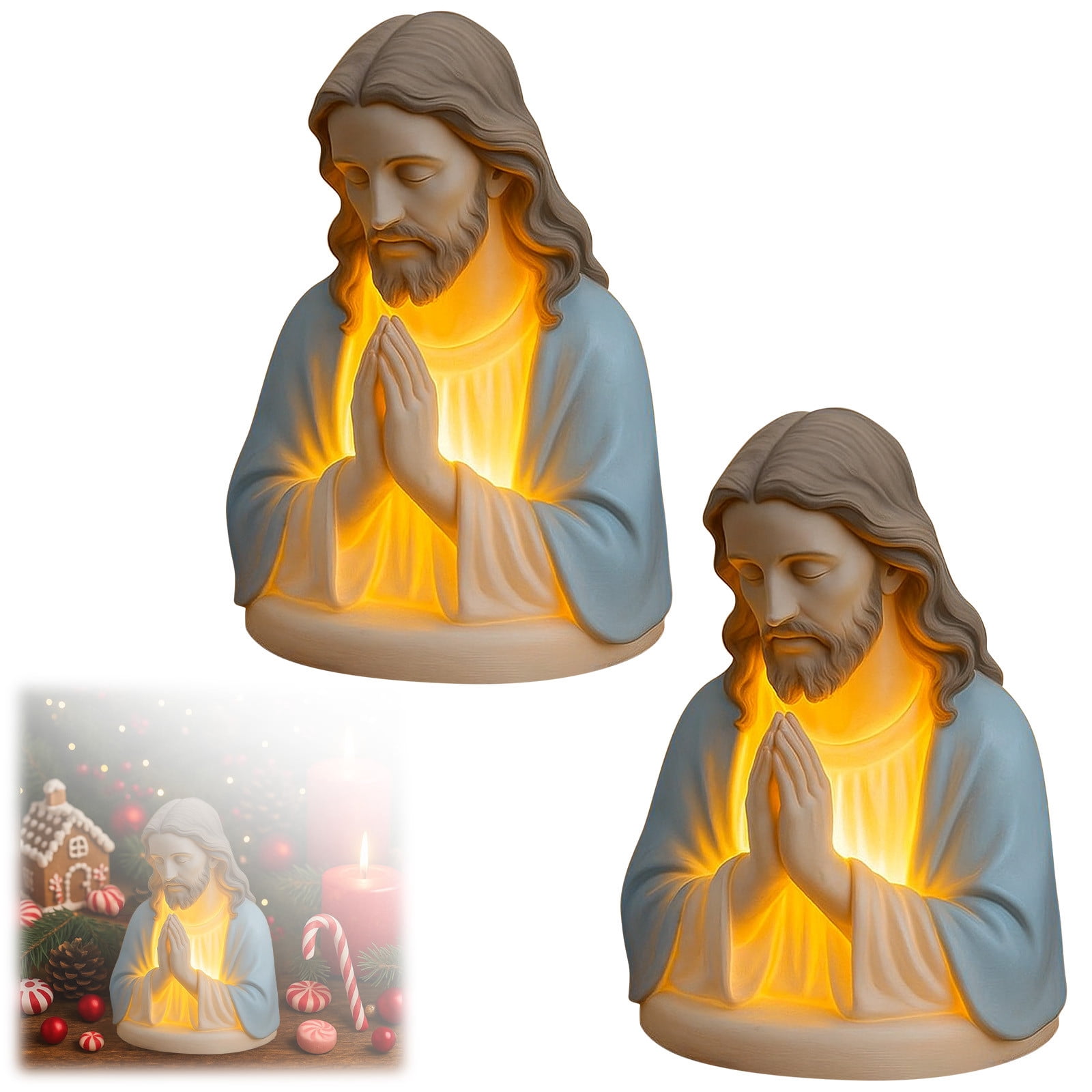 Jesus Prayer Christmas Night Light Decor, Jesus Prayer LED Desk Lamp ...