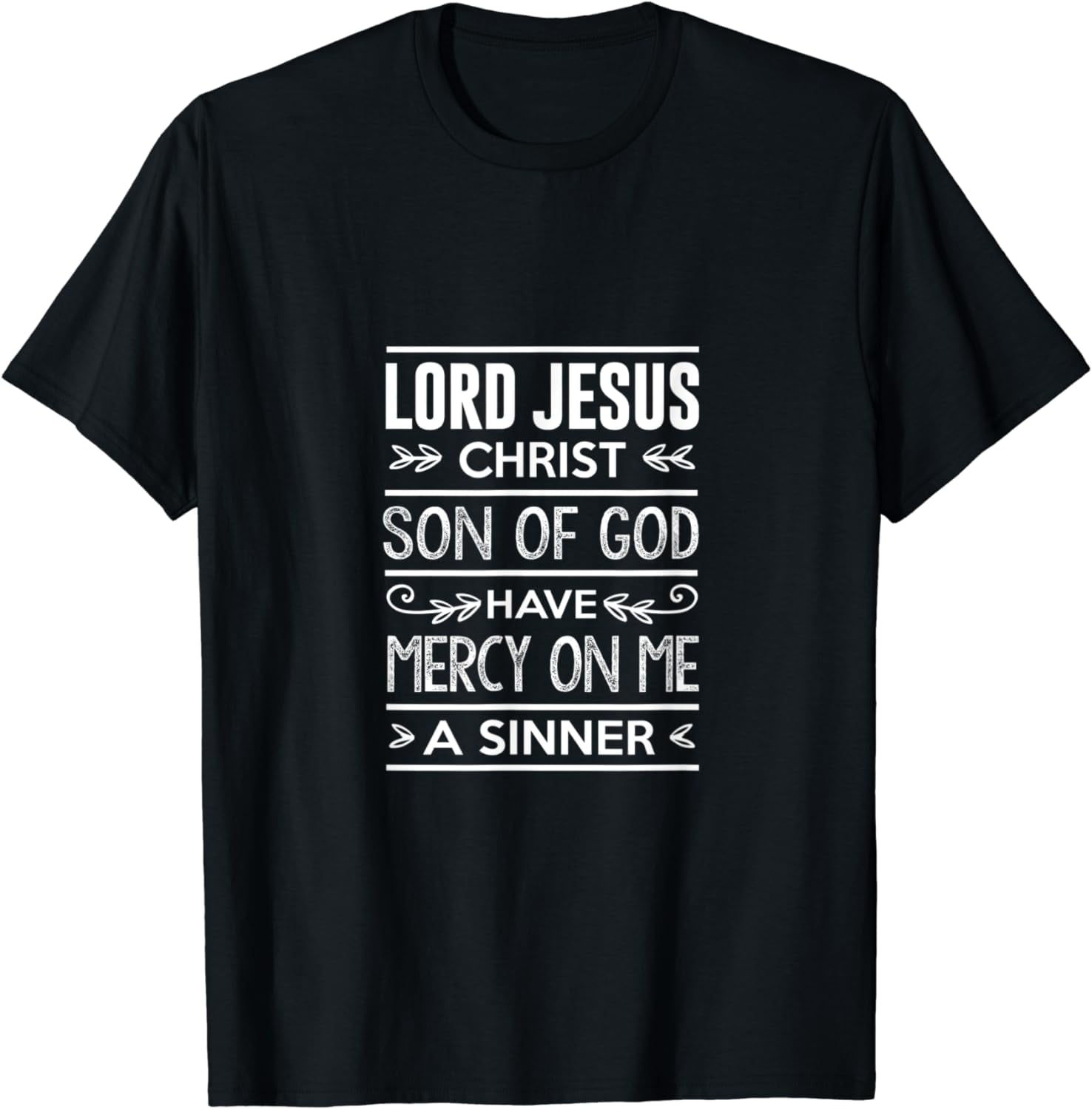 Jesus Prayer - Orthodox & Catholic Christian Scripture Faith T-Shirt ...