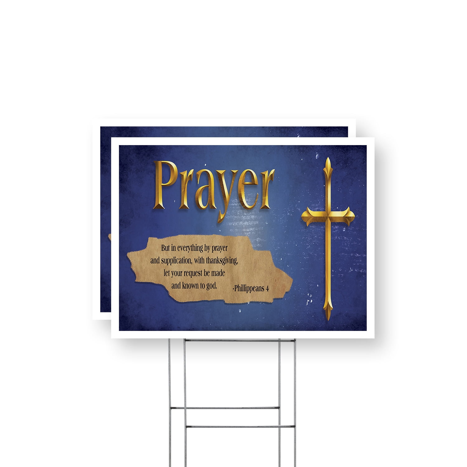 Jesus Prayer Yard Sign 2 Pack of 12 Inch x 16 Inch Single Sided ...