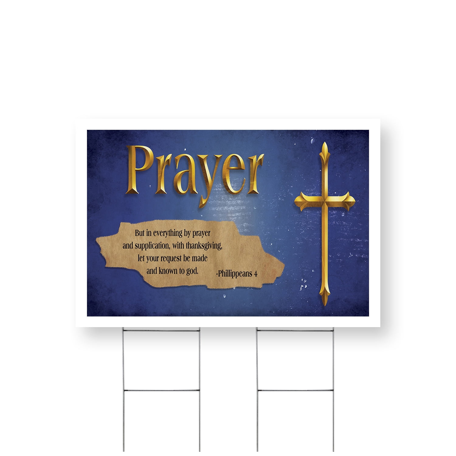Jesus Prayer Yard Sign 24 Inch x 36 Inch Single Sided Weatherproof ...