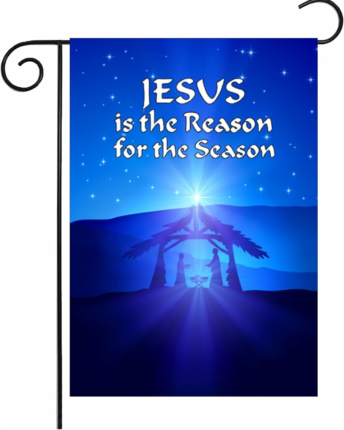 Jesus is the Reason for the Season Garden Flag Clearance, Vertical ...