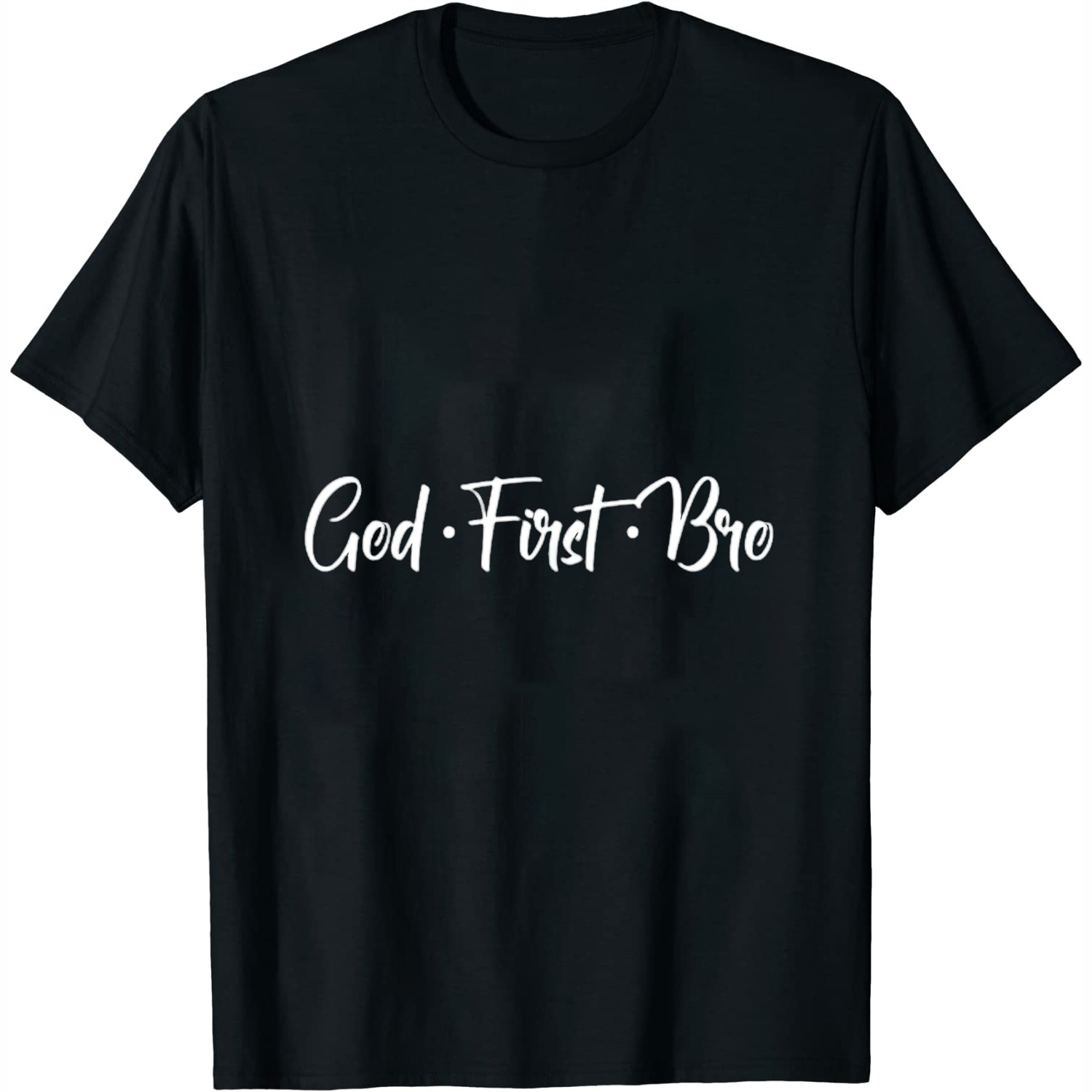Jesus Religion God - Women - God First Bro T-Shirt Black X-Large ...