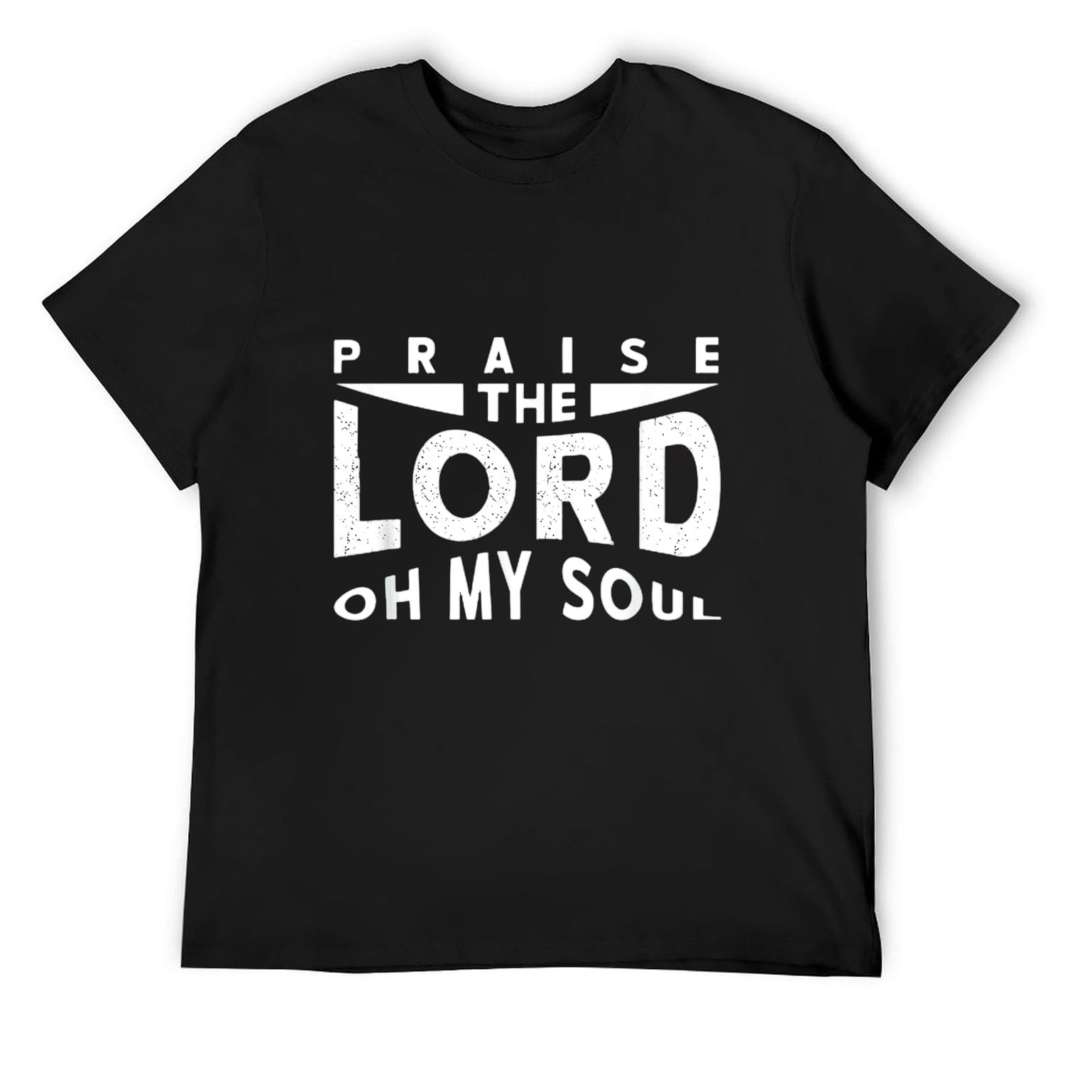 Jesus Religion Tee - Men - Praise The Lord My Soul T-Shirt Black 4X ...