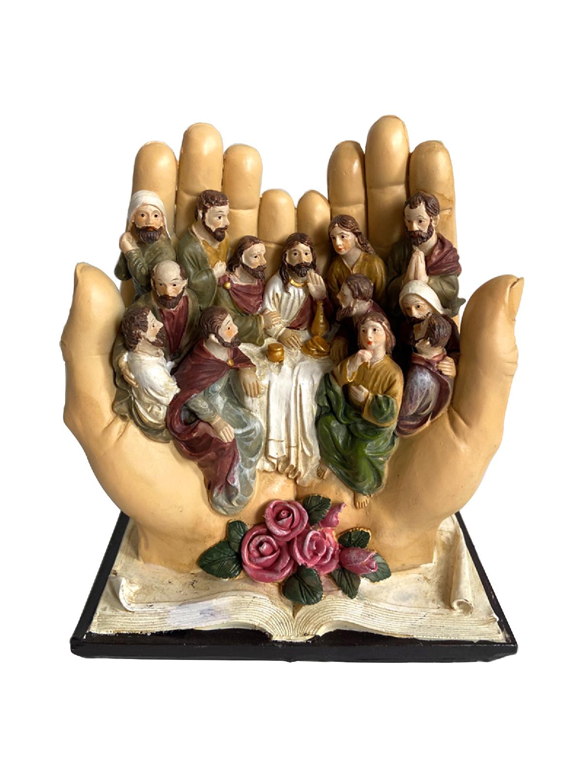 Jesus Religious Character Figurine Resin Statue The Last Supper On The ...