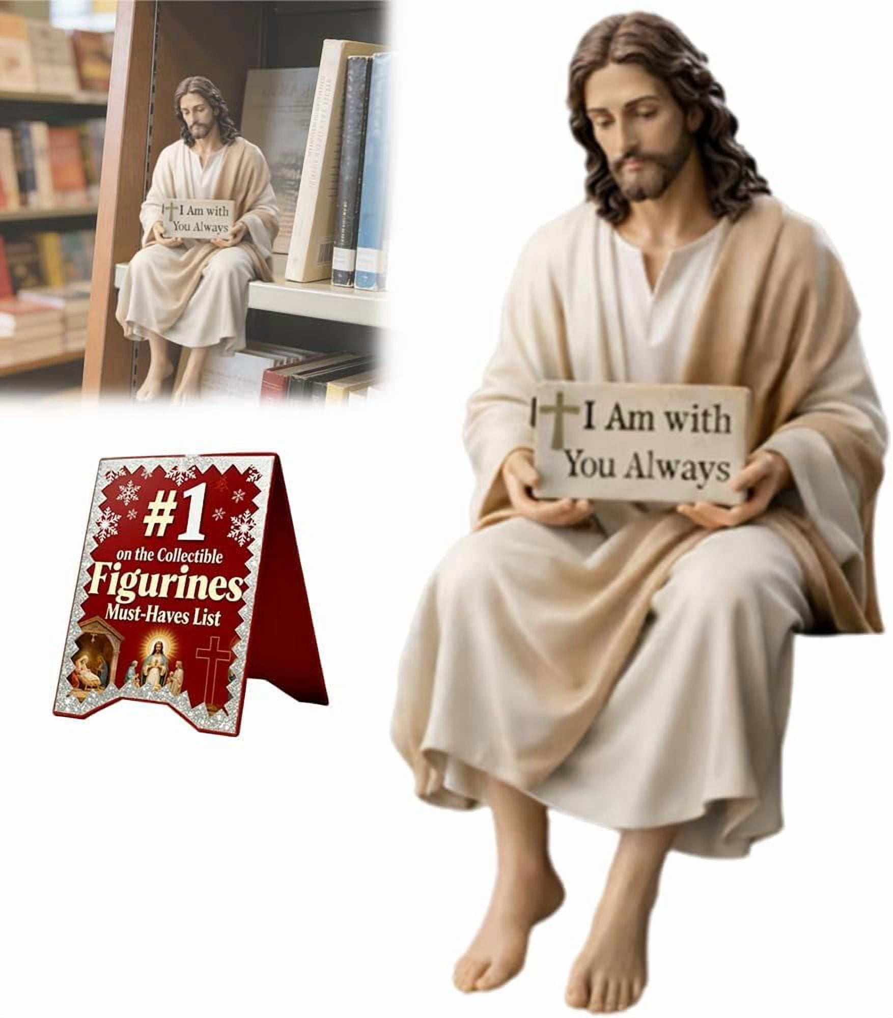 Jesus Resin Desk Companion Figurine, Car Dashboard Home Office Table ...
